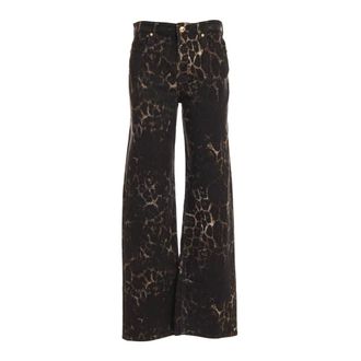 Roberto Cavalli Jean large - Femme - Jeans - Brun - Taille: W28