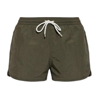 Balmain Bestickte Badeshorts - - Swimwear - Herren - Gr&uuml;n - XL