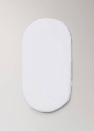 Mango Drap-housse mini berceau percale de coton piqu&eacute; blanc - Home - 50x80x10cm - MANGO HOME