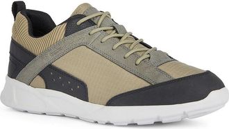 Geox Herren U SANZIO C Sneaker, SAGE/Black, 44 EU