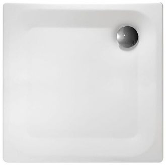 Laufen Duschwanne EDURA Quadrat 900 x 40 x 900 mm, Stahl-Emaille, wei&szlig;