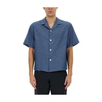 Aspesi Kurzarmhemden - - Shirts - Herren - Blau - L