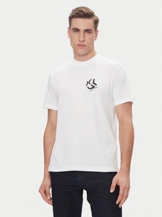 Karl Lagerfeld T-Shirt A2M17072 Wei&szlig; Regular Fit