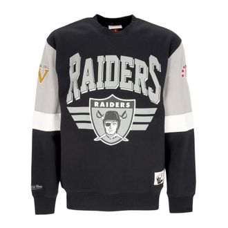 Mitchell & Ness Oakland Raiders Crewneck Sweatshirt - - Sweatshirts & Hoodies - Herren - Schwarzk - S