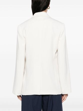 Parosh Single-Breasted Blazer - Ivory