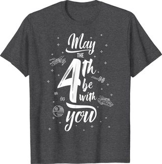 Star Wars May The 4th Be With You Space Text C1 T-Shirt
