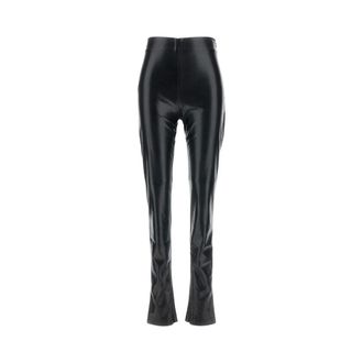 Andamane Pantalon en cuir - Femme - Pantalons - Noir - Taille: 36 FR
