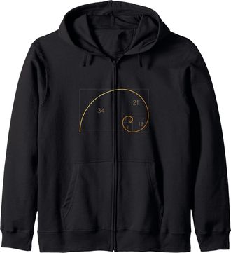 Generic Fibonacci Spiral Golden Ratio Mathematik - Fibonacci Day Kapuzenjacke