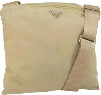 Prada unisex, Pre-owned, Beige, Taille: ONE Size Sac bandouli&egrave;re vintage Pre-owned