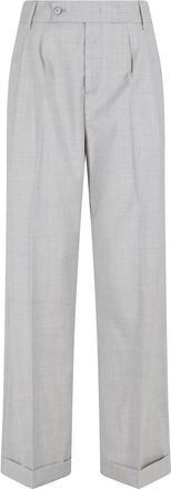 BRIGLIA 1949 Femme, Pantalons, Gris, Taille: 36 FR Wide Pantalons