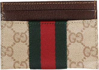 Gucci Coated GG Canvas Card Holder