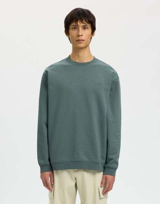 Selected Sweat - Vert sapin