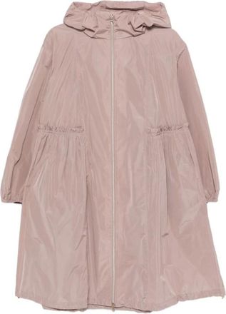 Herno Femme, Manteaux, Rose, Taille: 38 FR Parka &agrave; volants
