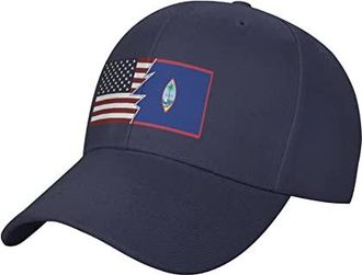 Generic Casquettes Sports Style D&eacute;chir&eacute; Am&eacute;ricain Et Drapeau Bonnet De Golf Classic,Respirant Casquette De Camionneur pour Badminton Voyages Adulte
