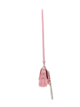 Balenciaga Womens Shoulder Bag Lindsay Pink Calfskin Leather