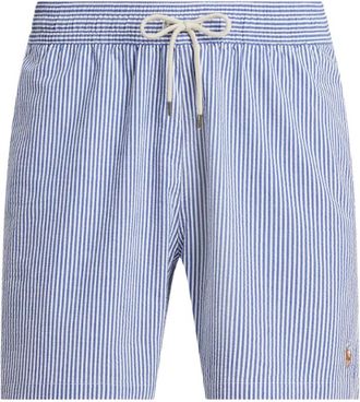 Polo Ralph Lauren Homme, Maillots de bain, Bleu, Taille: S Boxer da Mare Seersucker Stretch