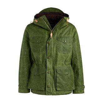 Manifattura Ceccarelli Teddy gef&uuml;tterter Weekender Mantel - - Jackets - Herren - Gr&uuml;n - 2XS