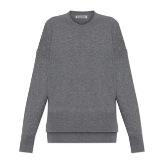Jil Sander Locker geschnittener Kaschmirpullover - - Knitwear - Damen - Grau - M