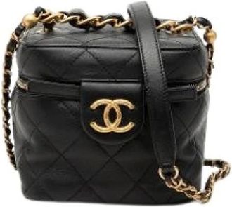 Chanel Sac Vanity Pre-owned - Femme - Pre-owned - Noir - Taille: ONE Size