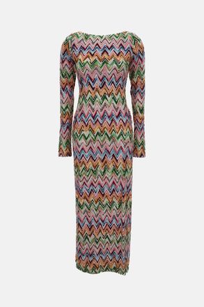 Missoni Kleid Mit Langen &Auml;rmeln