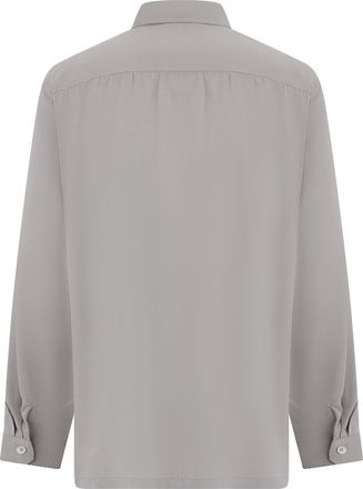 Our Legacy Mens Shirt Borrowed Grey Tencel