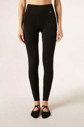 Calzedonia Seamless-thermoleggings Sculpt Schwarz