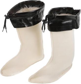 Yardwe Doublure Amovible Chaude pour Bottes de Pluie Homme et Femme Tissu &Eacute;pais en Coton Taille 42 Int&eacute;rieur Isolant Hiver Accessoires Hiver pour Bottes &Eacute;tan
