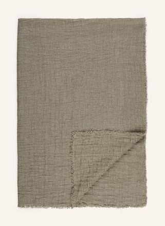 Zoeppritz Leinen-Plaid Honeybee gruen