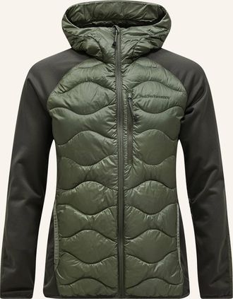 Peak Performance Hybrid-Daunenjacke Helium Hooded gruen