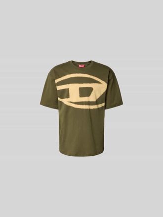 Diesel Regular Fit T-Shirt mit Logo-Print