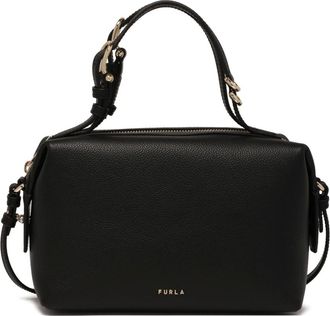 Furla Femme, Sacs, Noir, Taille: ONE Size Double Boston Bag