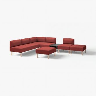 IKEA LILLEHEM 6er-Sitzelement mit Ablage