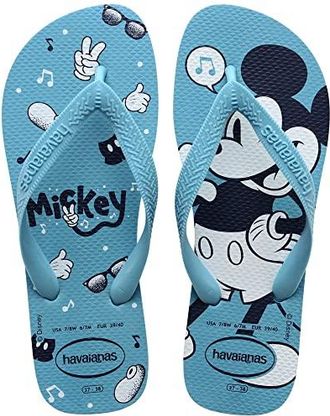 Havaianas Top Disney, Flip Flop Unisex Adults, Tranquility Blue, 8.5/9 UK