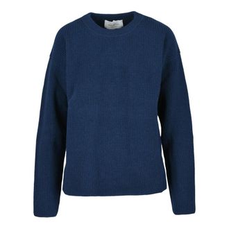 Ballantyne Gerippter Pullover aus Wollmischung - - Knitwear - Damen - Blau - L