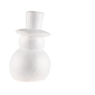 Soimiss Unfertiger Schneemann aus Schaumstoff 25cm Wei&szlig;e Selbstgemacht Weihnachtsdekoration f&uuml;r Zuhause Bruchfest und Kompakt Schneemannpuppe Zubeh&ouml;r f&uuml;r Fest