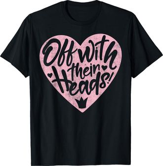 Disney Villains Valentinstag Off With Their Heads Vintage T-Shirt