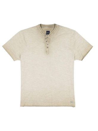 Engbers T-Shirt Herren Henley T-Shirt, Beige