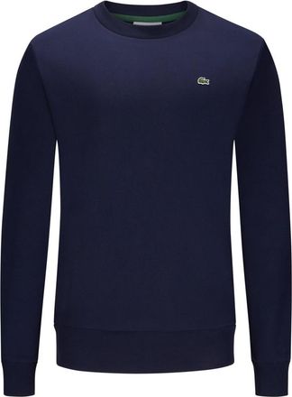 Lacoste Sweatshirt mit kleinem Krokodil-Aufnäher, Classic Fit in