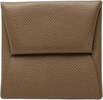 Herm&egrave;s Porte-monnaie Bastia Pre-owned - Femme - Pre-owned - Brun - Taille: ONE Size