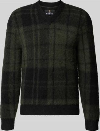 Barbour Pullover mit weichem Wollmix