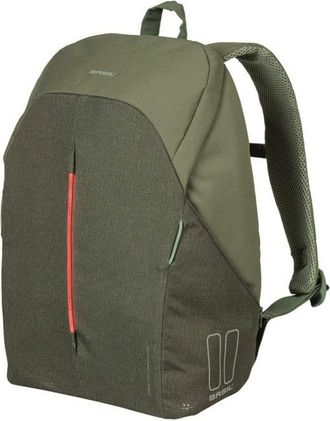 Basil B-Safe Nordlicht Commuter Fahrradrucksack Herren Olive Green 2021 Outdoor Rucksack