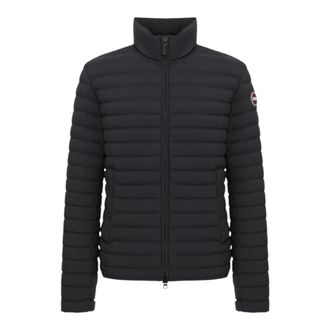 Colmar Homme, Vestes, Noir, Taille: 5XL Veste L&eacute;g&egrave;re en Duvet Noire avec Col Rembourr&eacute;