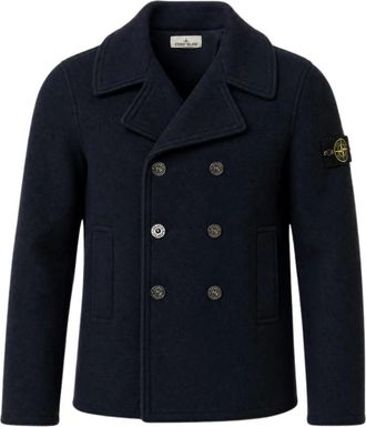 Stone Island 4100040 S0453 Veste - Homme - Manteaux - Bleu - Taille: XL