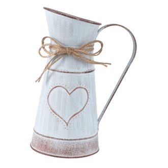 Cabilock Herzf&ouml;rmiger Blumentopf Aus Eisen Eleganter Pflanzer F&uuml;r Blumenarrangements Stilvolle Deko F&uuml;r Zuhause Geeignet F&uuml;r Wohnzimmer B&uuml;ro Und Garten