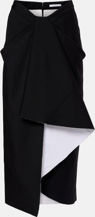 Givenchy Midirock aus Wolle und Mohair