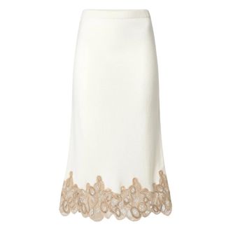 Fabiana Filippi Femme, Jupes, Blanc, Taille: 36 FR Maxi Skirts