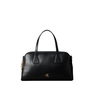 Calvin Klein Hardware Monogram Bowling Bag - - Bags - Damen - Schwarzk - ONE SIZE