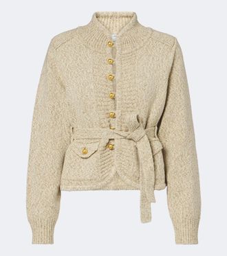 Xu Zhi Cardigan aus einem Wolle und Seide