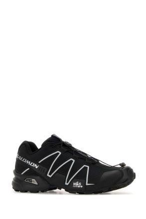 Salomon Unisex Black Fabric Speedcross 3 Sneakers Black-Ftw Silver-Black Black/ftw Silver/black