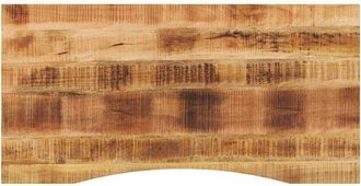 vidaXL Schreibtischplatte mit Aussparung 110x60x2,5cm Massivholz Mango - Vidaxl